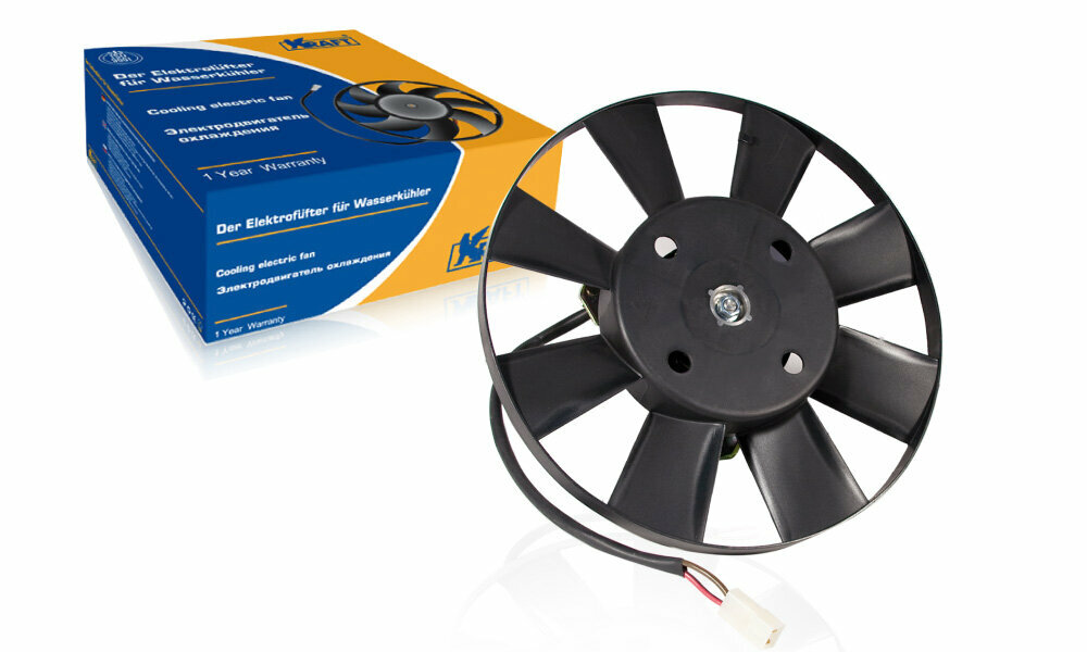 Мотор вентилятора охлаждения на ВАЗ 1117-1119 KRAFT KT 104506