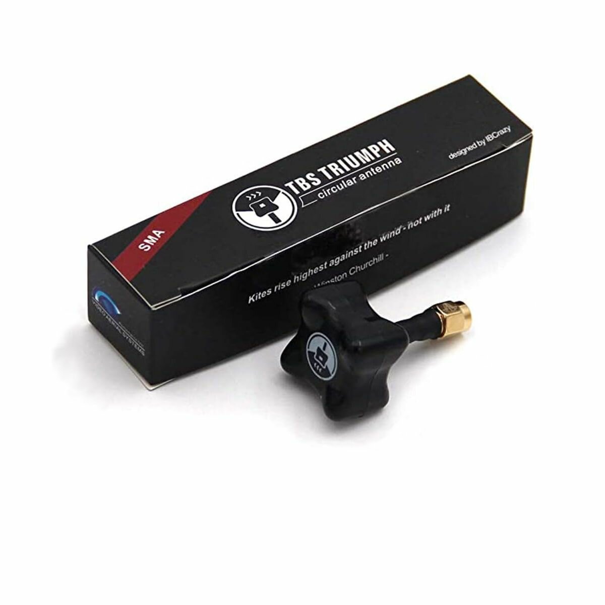 Антенна TBS TRIUMPH 5,8G RP-SMA Short FPV с круговой поляризацией для квадрокоптера, авиамоделей