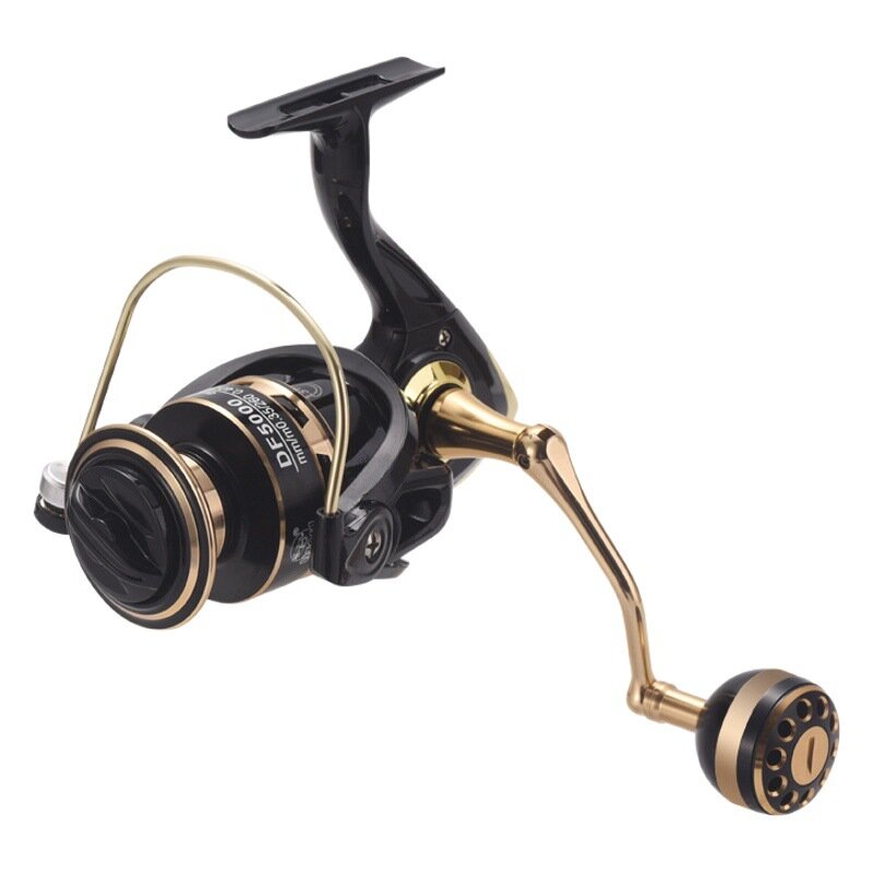 Рыболовная катушка Kemailong DFW6000EVA, для спиннинга, цельнометаллическая, для дальних забросов