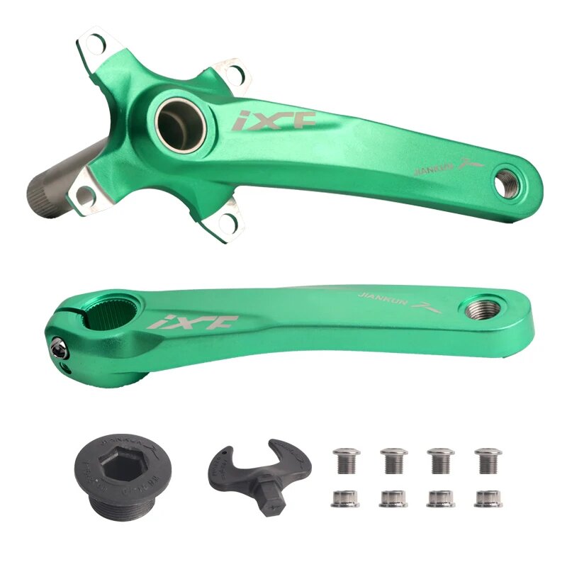 IXF алюминиевые шатуны для горных велосипедов JIANKUN Only crank, IXF crank-green
