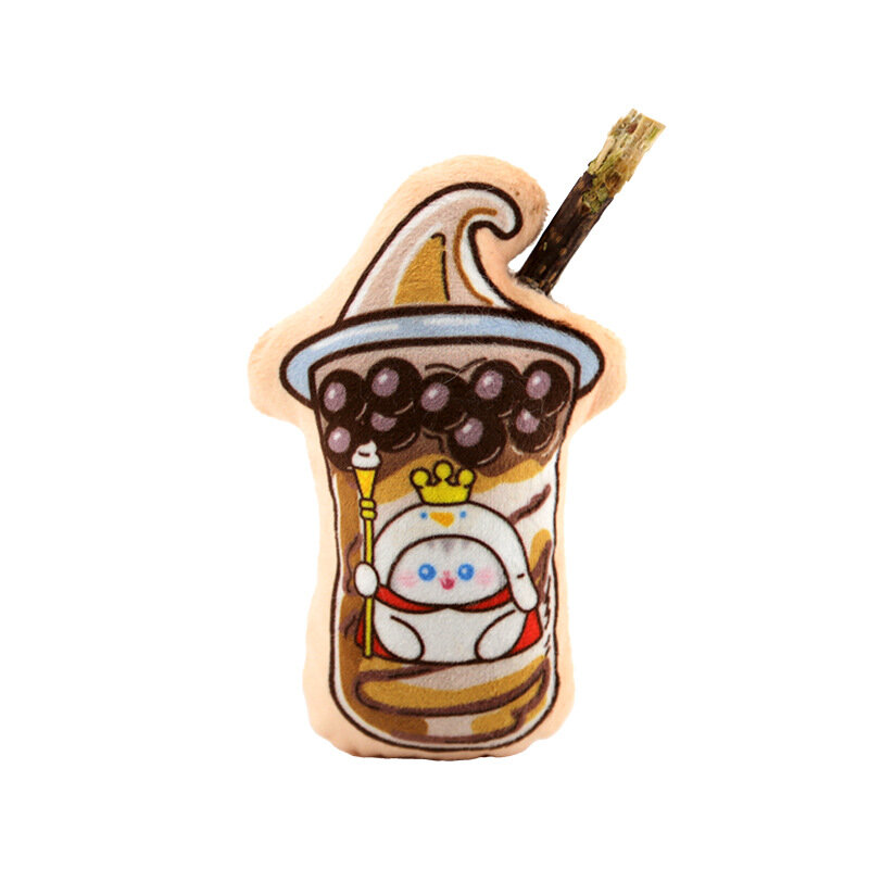 Кошачий игрушечный леденец с мятой в форме сундай - прочная игрушка для кошек, 12x11x4 см, безопасная, веселая игра