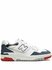 Кроссовки New Balance 550 "White/Navy/Red", размер 9 US, белый