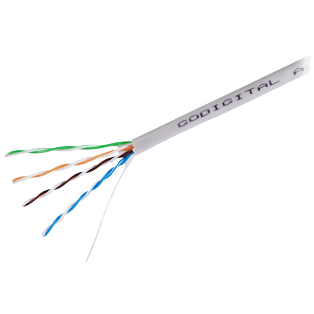 Кабель UTP 4 cat5е GODIGITAL Cu одножильный не экранированный 50м
