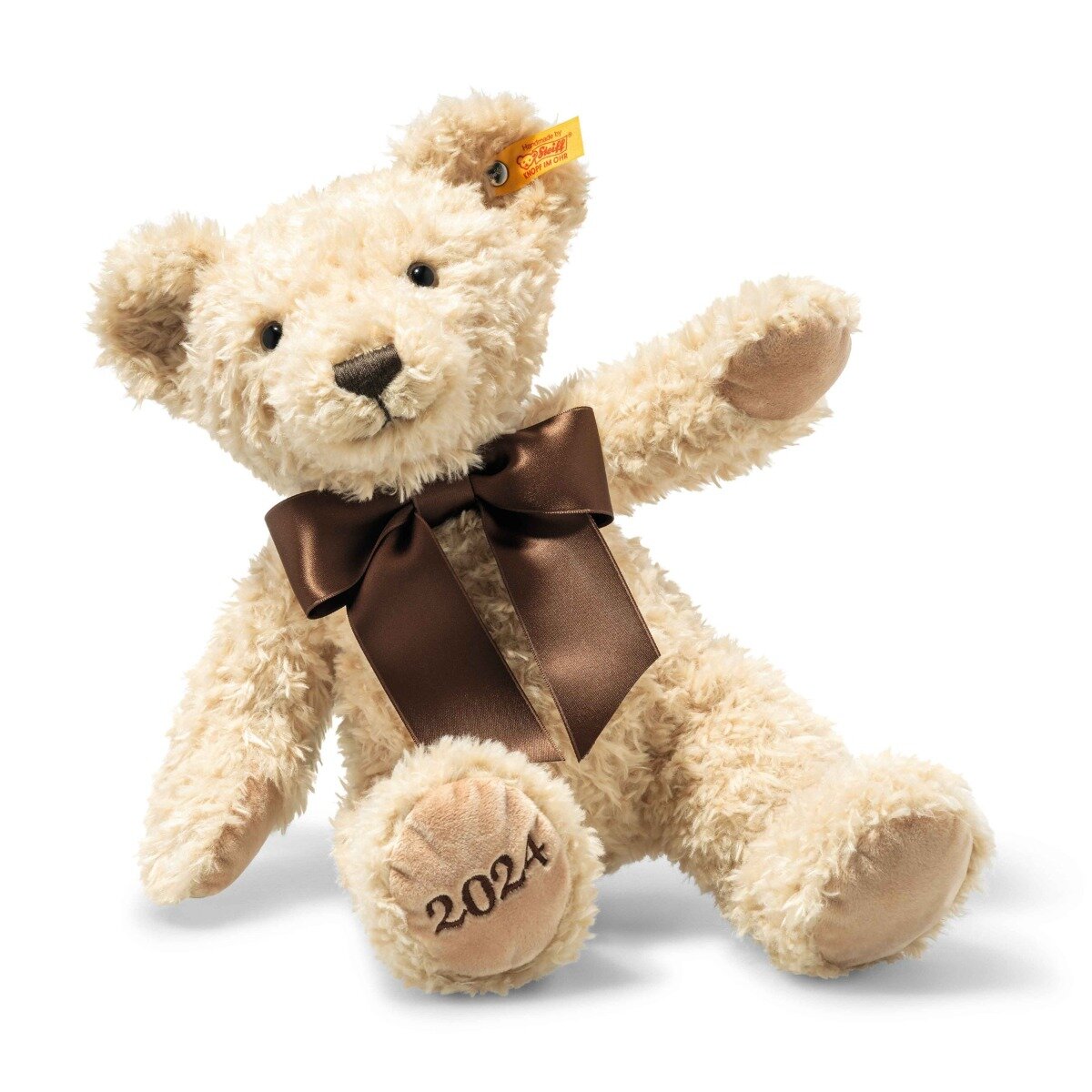 Мягкая игрушка Steiff Cosy Year bear 2024 (Штайф Уютный год медведя 2024, 34 см)