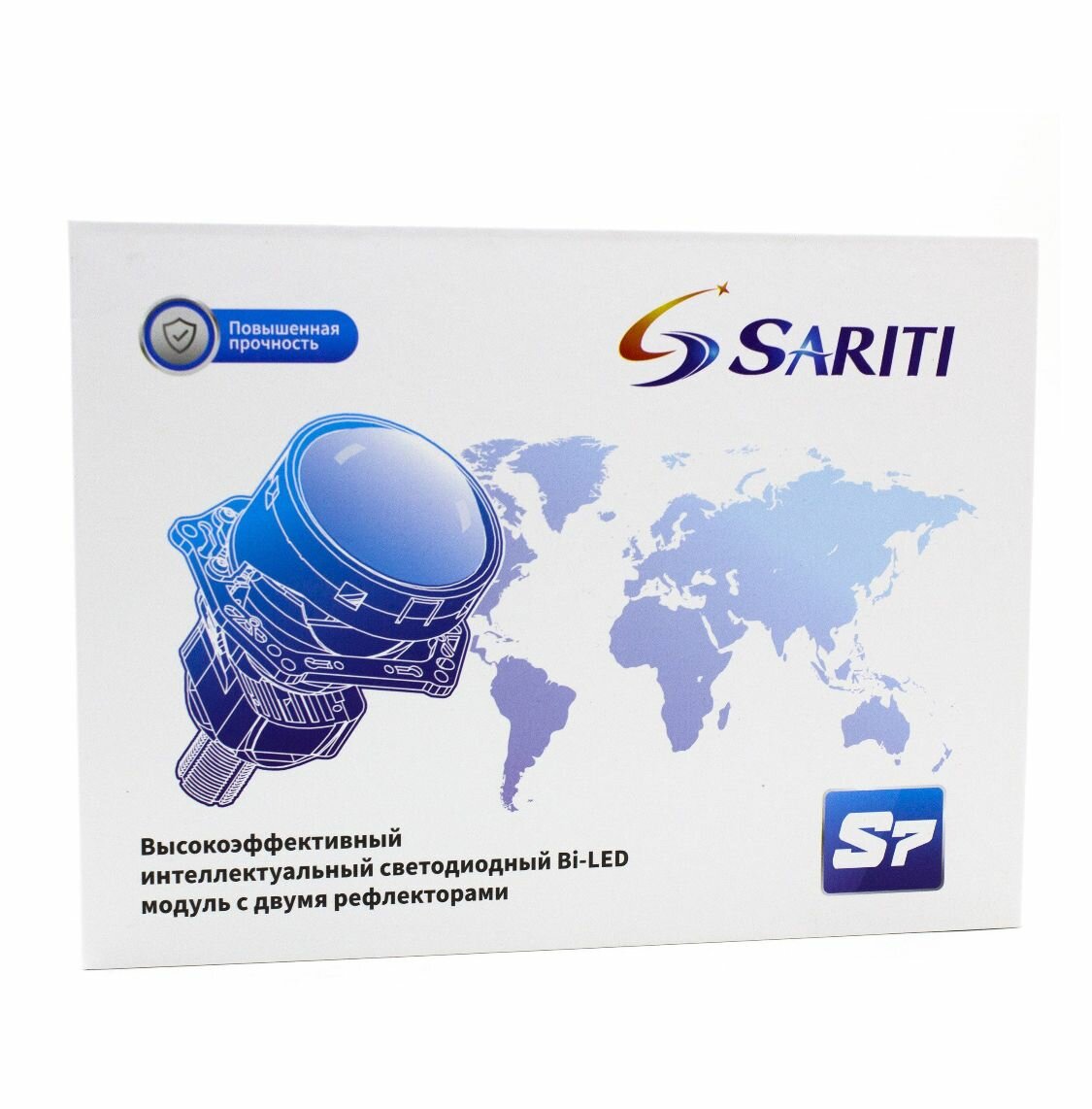 SARITI S7 2024 5500k 3 дюйма Светодиодные модули ближнего/дальнего света (комплект 2шт.) Новинка от Aozoom