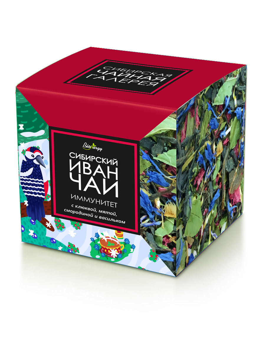 Иван-чай иммунитет (с смородиной, клюквой, мятой) 50 гр