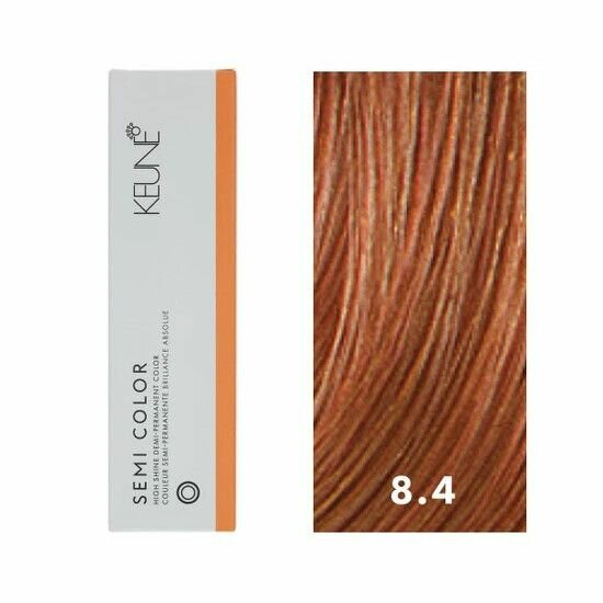KEUNE SEMI COLOR 8.4, 60ml - краска для волос Светлый медный блондин
