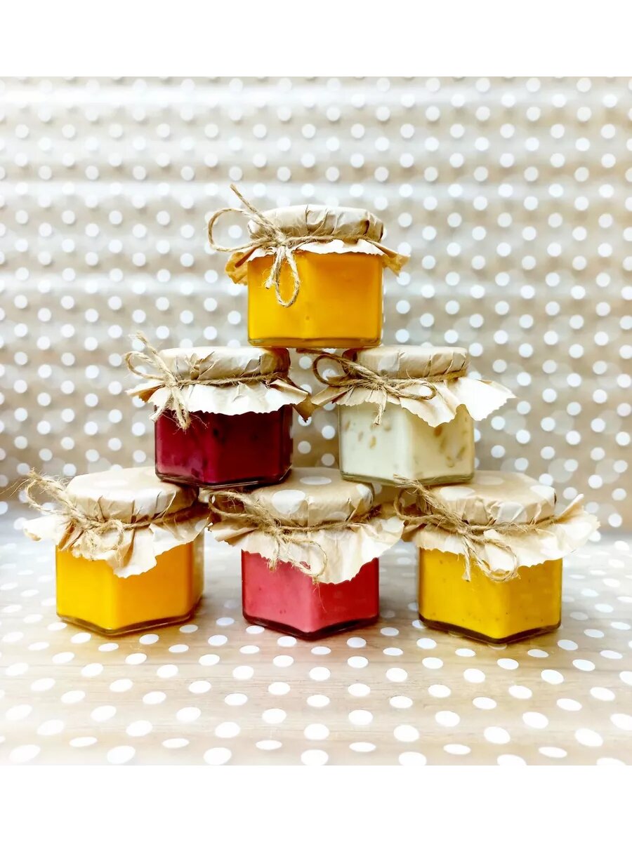 Набор меда суфле из 6 баночек по 150 гр.