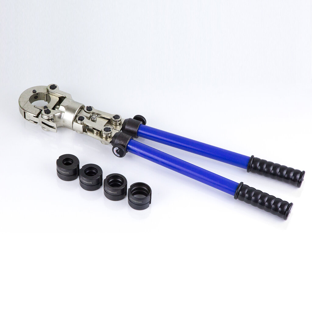 Пресс - клещи ручные радиальные для металлопластиковых труб Дн 16 - 32 мм усиленные Aquasfera 6011-01