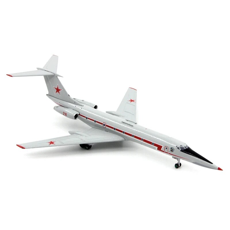 Модель самолета Ту-134UB-L Россия ВВС 1:400 металлический