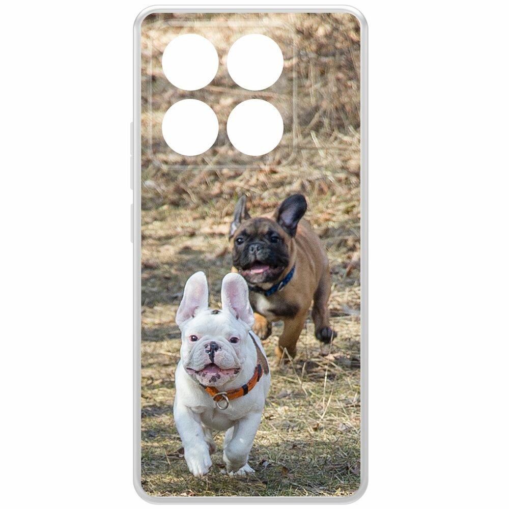 Чехол-накладка Krutoff Clear Case Догонялки для Xiaomi 14T Pro