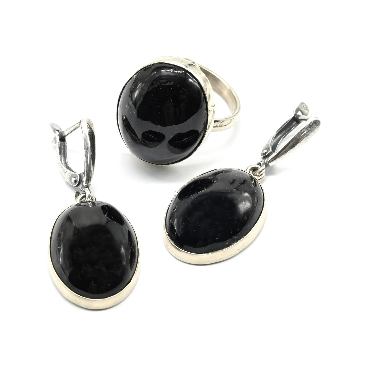 Комплект бижутерии, турмалин