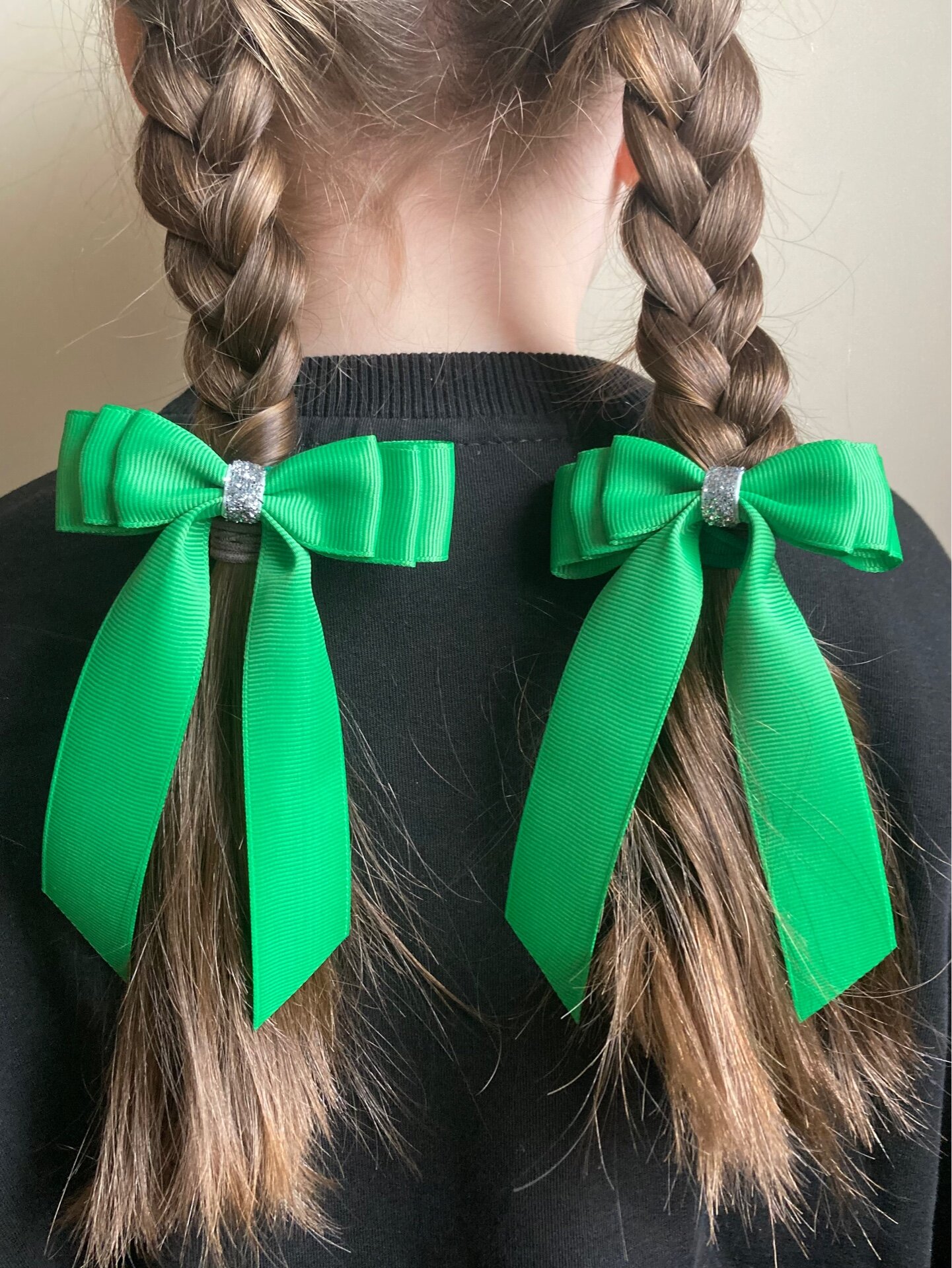 Бант на резинке MALETOK 2 шт, цвет зеленый