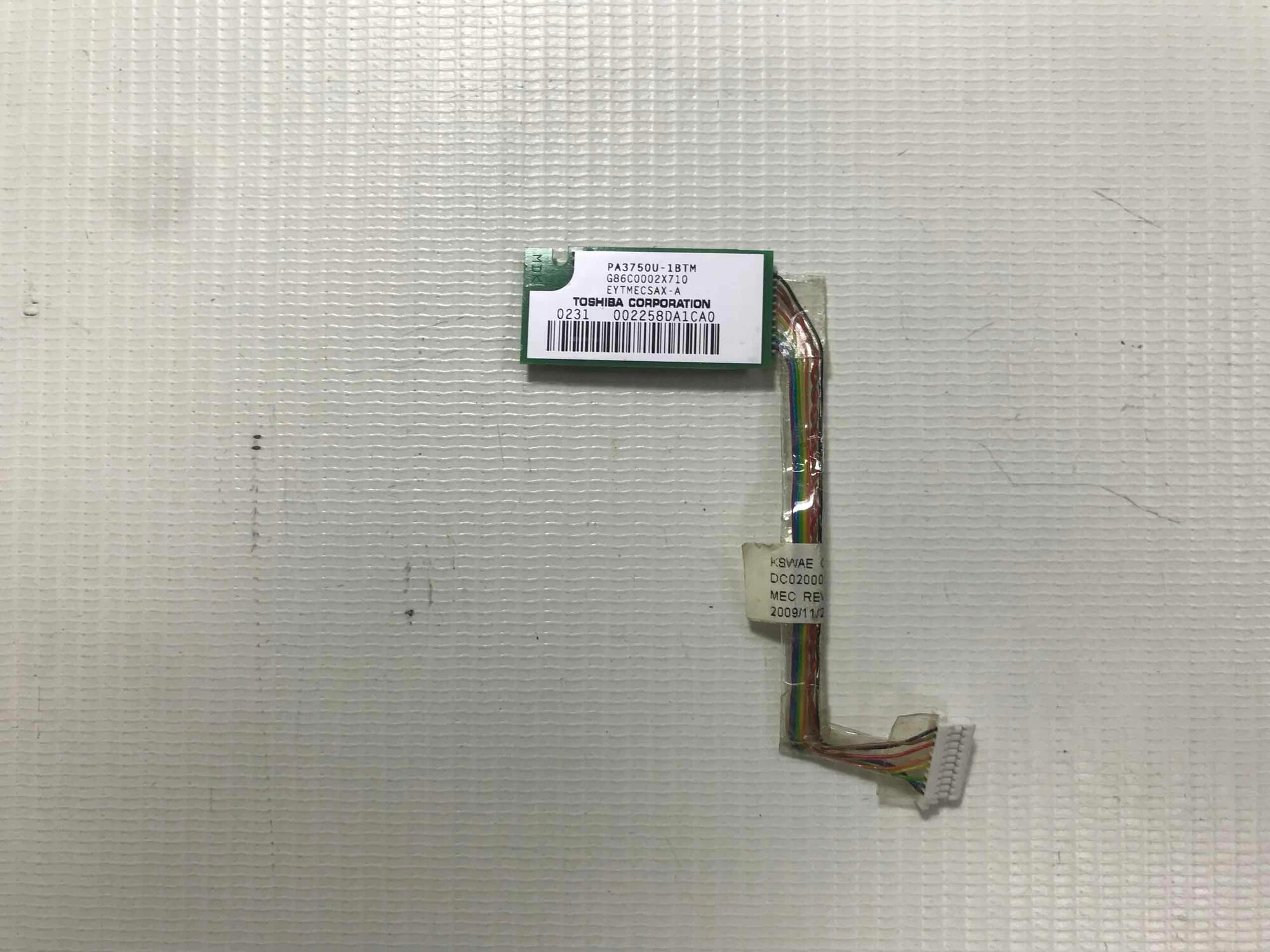 Bluetooth модуль для TOSHIBA L550-12D