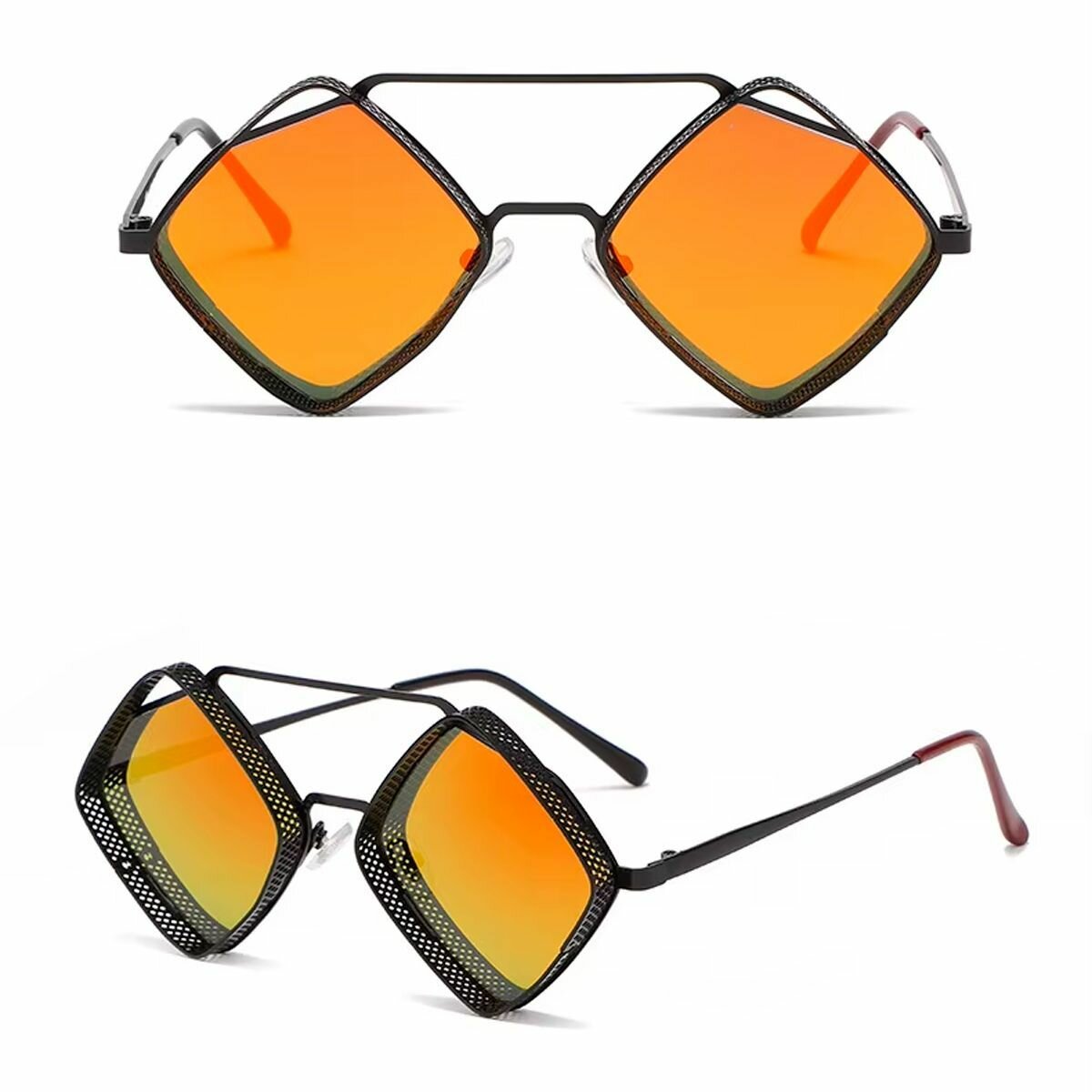 Ромбовидные очки стильные солнцезащитные