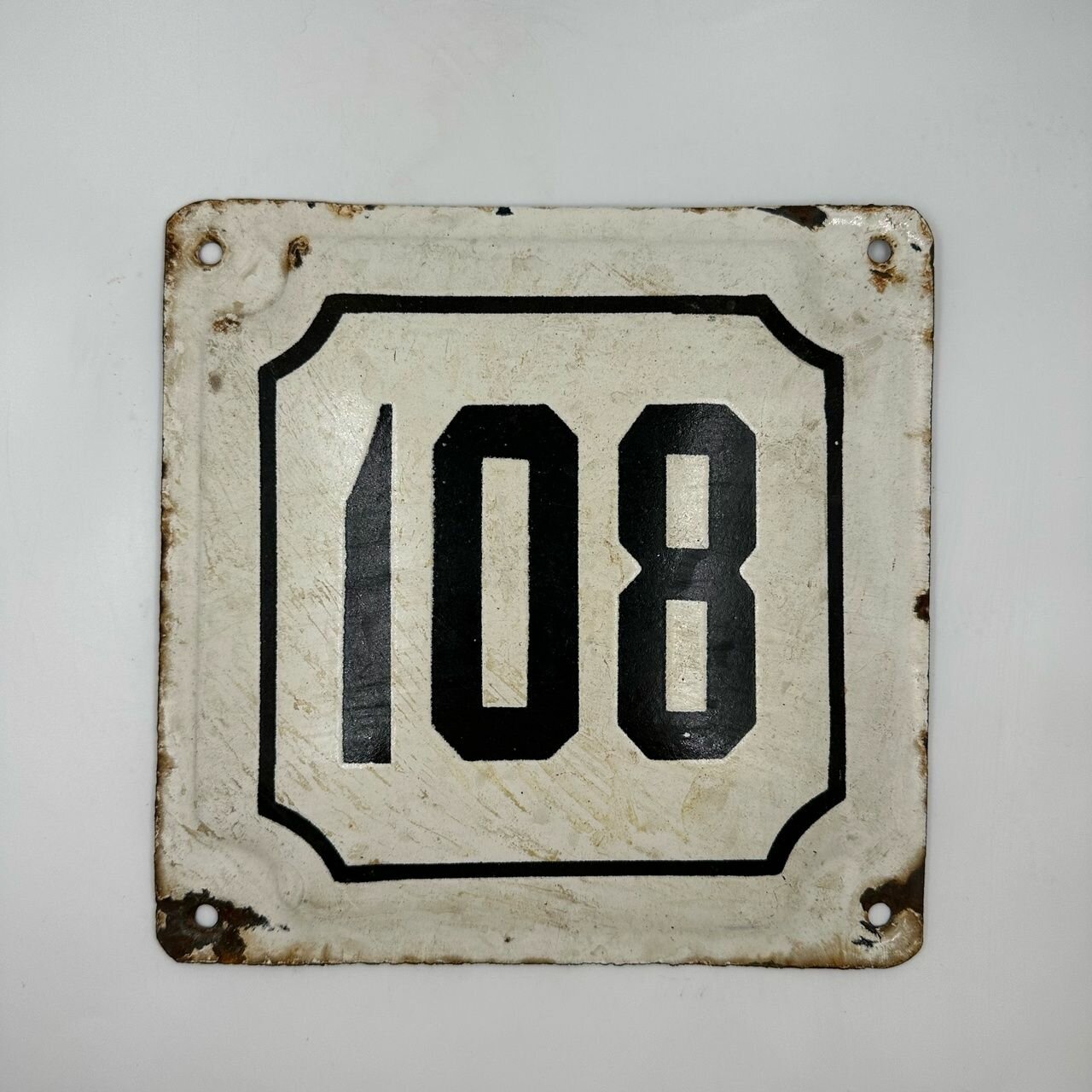 Панно винтажное-Уличная Табличка №108 Размер 22х22 см Горячая Эмаль! Металл!