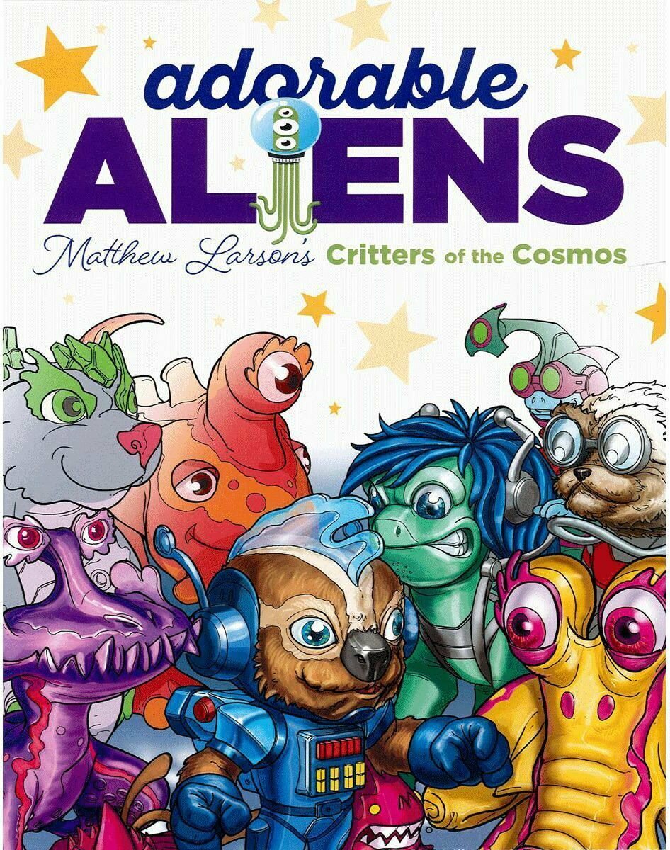 Книга-раскраска Adorable Aliens (24 стр.)