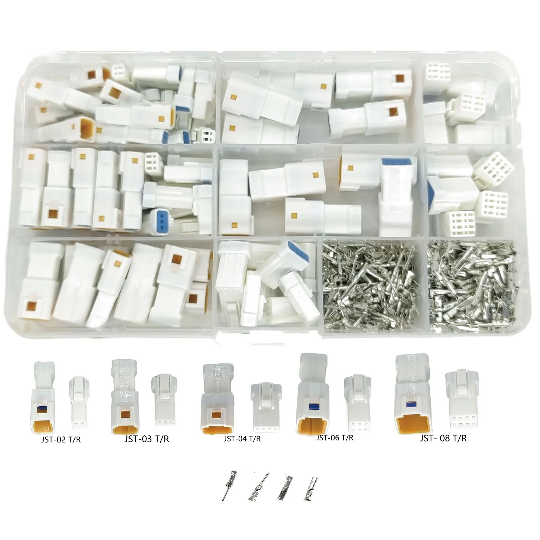 Разъем JST JWPF 2P-8P 0.6мм, 15см, JST BOX 400PCS