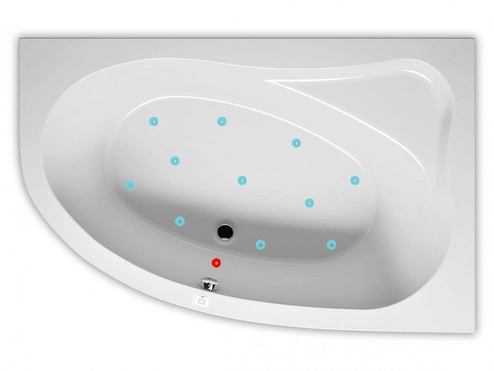 Гидромассажная ванна RIHO LYRA AIR 170x110 L