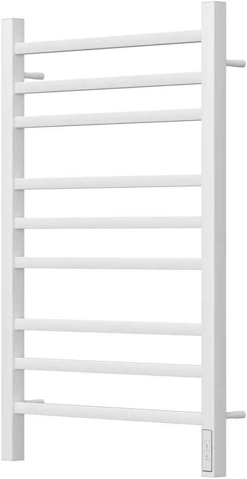 Полотенцесушитель электрический Point Вега П9 PN71858W 790x530, диммер правый, белый матовый
