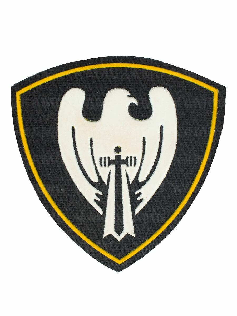 Шеврон Внутренние войска МВД России Московский округ "Сокол" цвет черный 752520