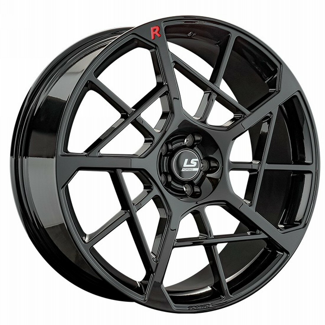 Колесный диск LS Forged LS FG36 8,5x21 5x108 ET40 63,3 BK кованый для автомобиля