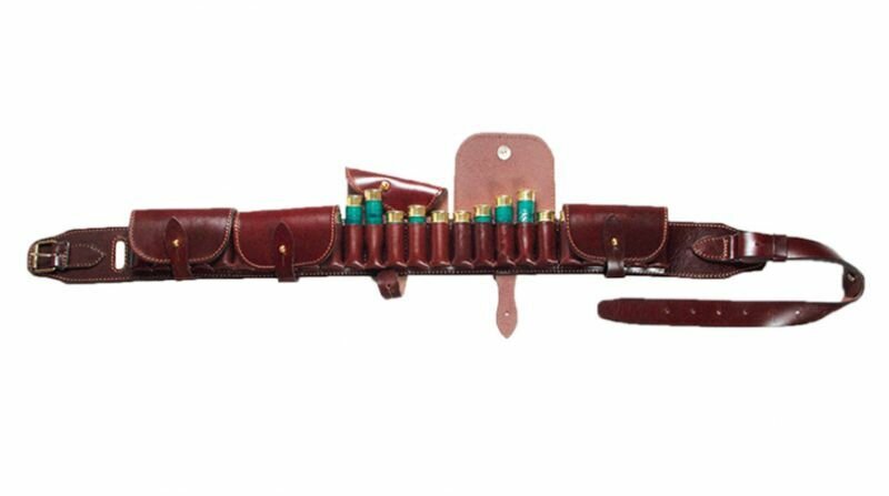 Патронташ VEKTOR кожаный, на 25 патронов к12