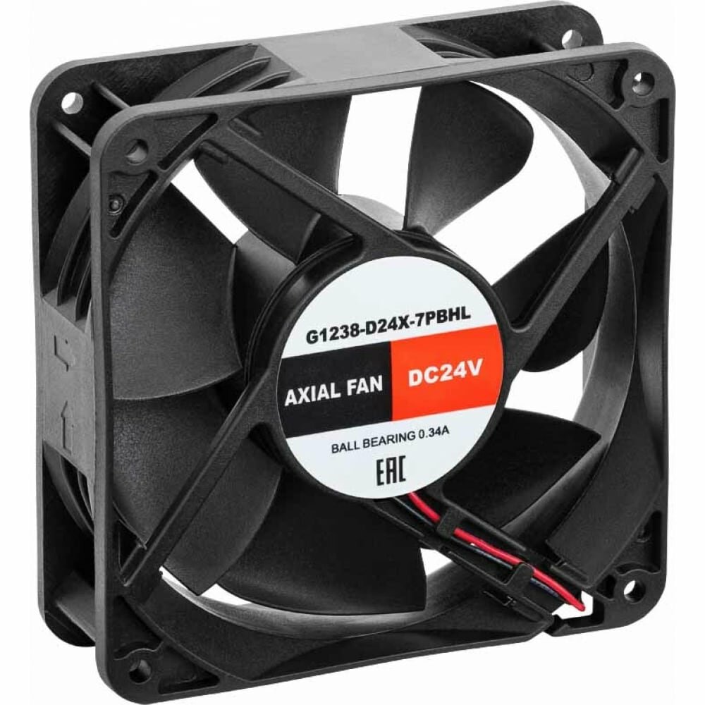 Осевой вентилятор SILART 120x120x38, 24 VDC, подшипник качения G1238-D24X-7PBHL