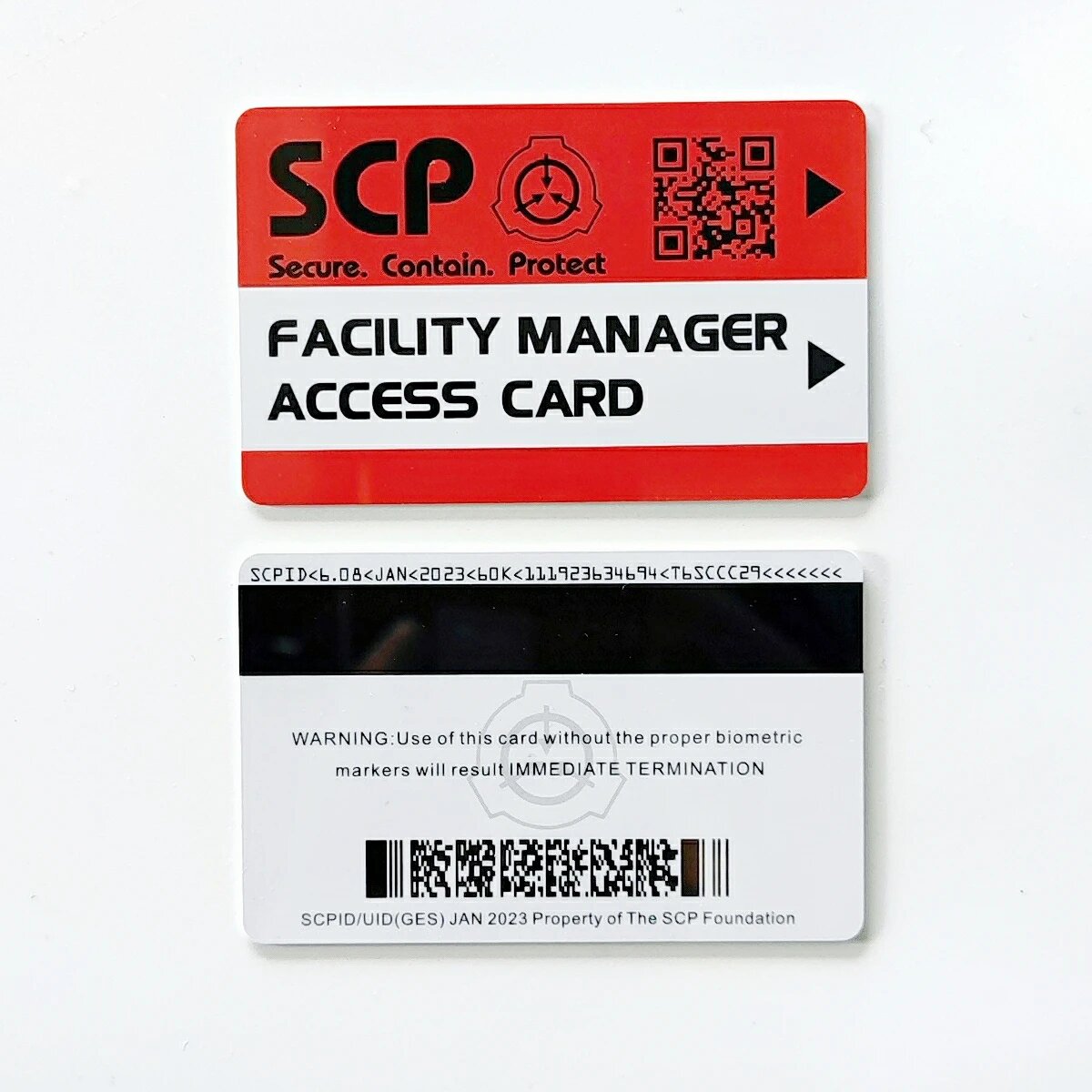 SCP Foundation Access Card Facility Manager, Цвет: 39