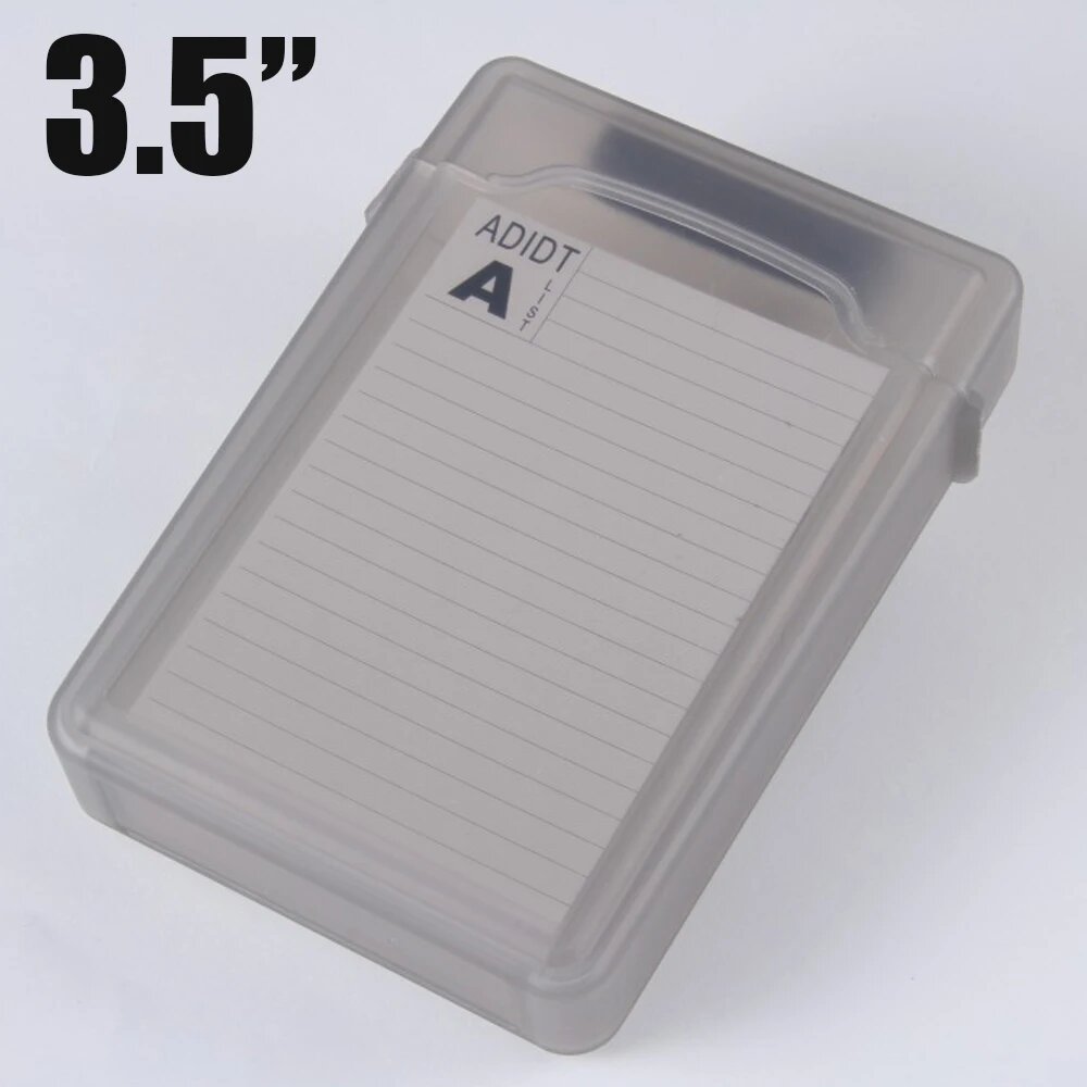 Пластиковый чехол для внешних жестких дисков 3.5 и 2.5 дюймов 3.5 inch gray