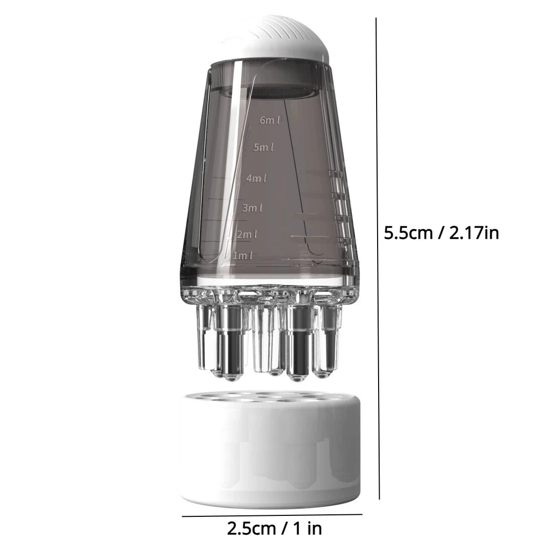 Дозатор для масла с гребнем, серый, 5.5см