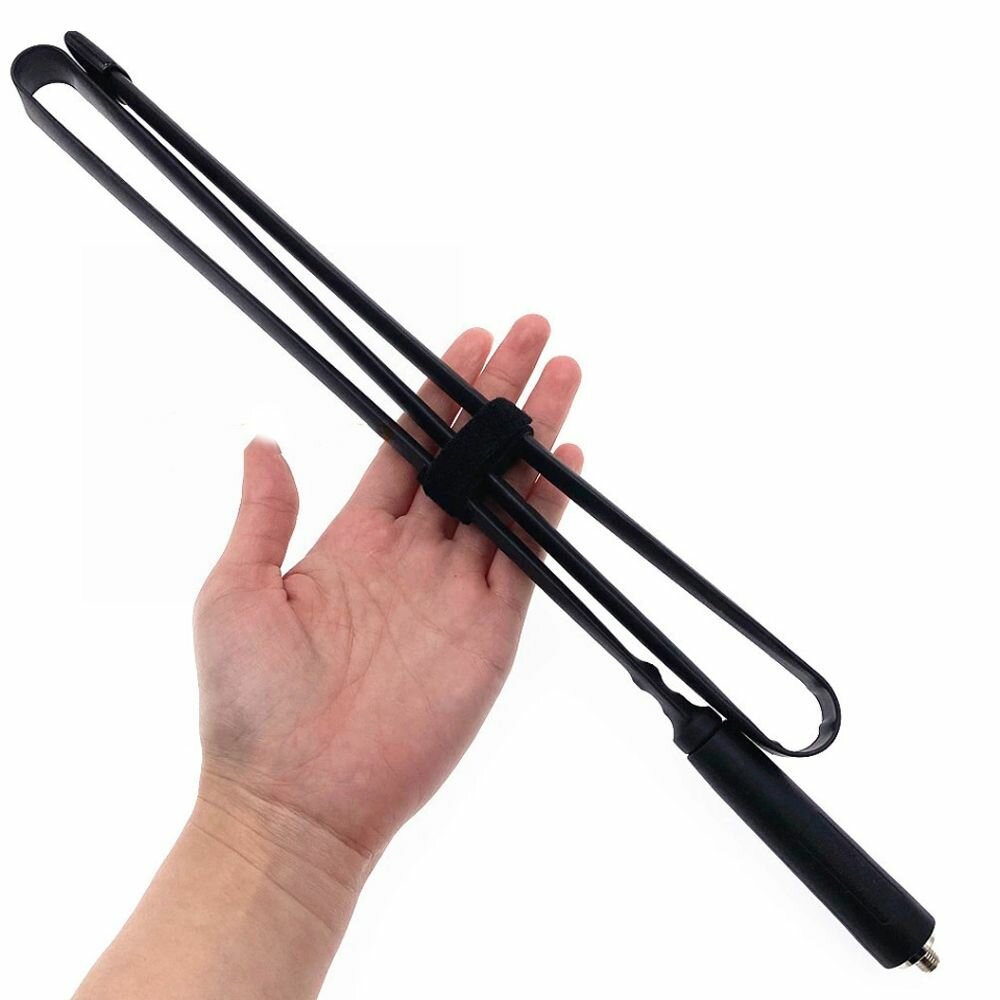 Тактическая Складная Антенна (136-520 МГц) 8W 108см SMA-F для раций Baofeng/Kenwood