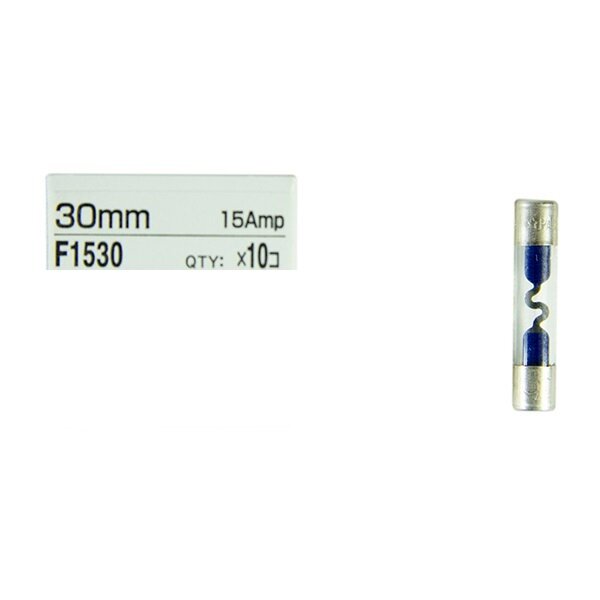 Предохранитель Koito 15A-стеклянный 30mm KOITO-F1530