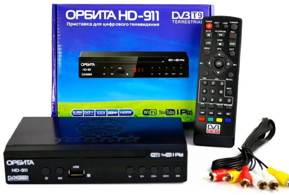 Цифровой ресивер DVB-T2 Орбита HD-911