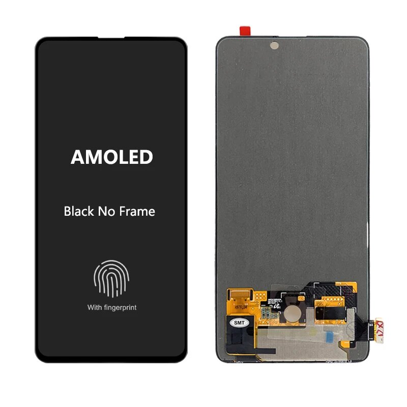 Супер Amoled 6,39-дюймовый дисплей для Xiaomi Mi 9T, сменный ЖК-экран с поддержкой отпечатков пальцев для Mi9T Mi 9T Pro M1903F10G OLED No Frame