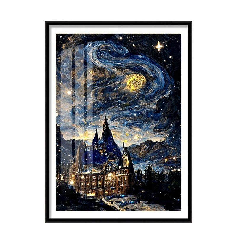 Вышивка крестом, набор для вышивания крестом, канва 11CT 40x50 см, полная зашивка (без подрамника, без рамы)