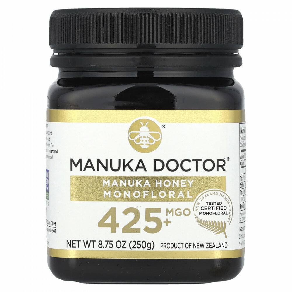 Manuka Doctor, Монофлорный мед манука, MGO 425+, 250 г (8,75 унции)