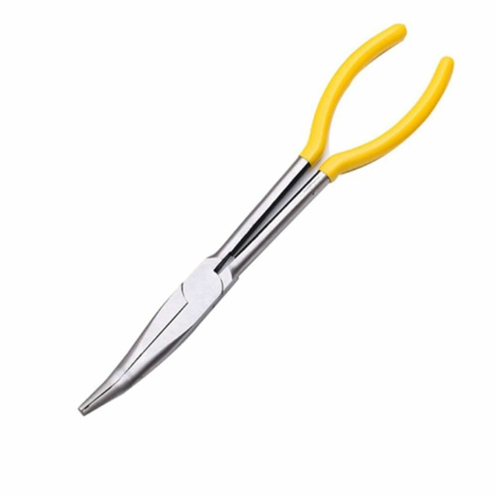 Автомобильный инструмент,11-дюймовые высоковольтные клещи для автомобилей, длина 11 дюймов, изгиб 25 градусов, 1 шт.