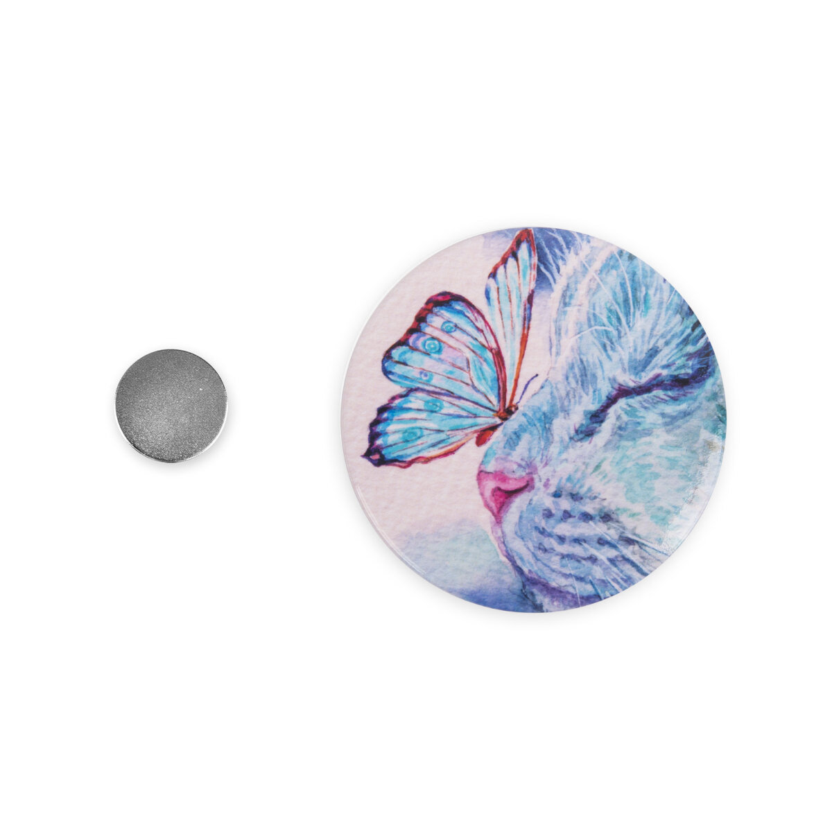 "Gamma" BEM Игольница-магнит в пакете с еврослотом №19 Бабочка и кошка