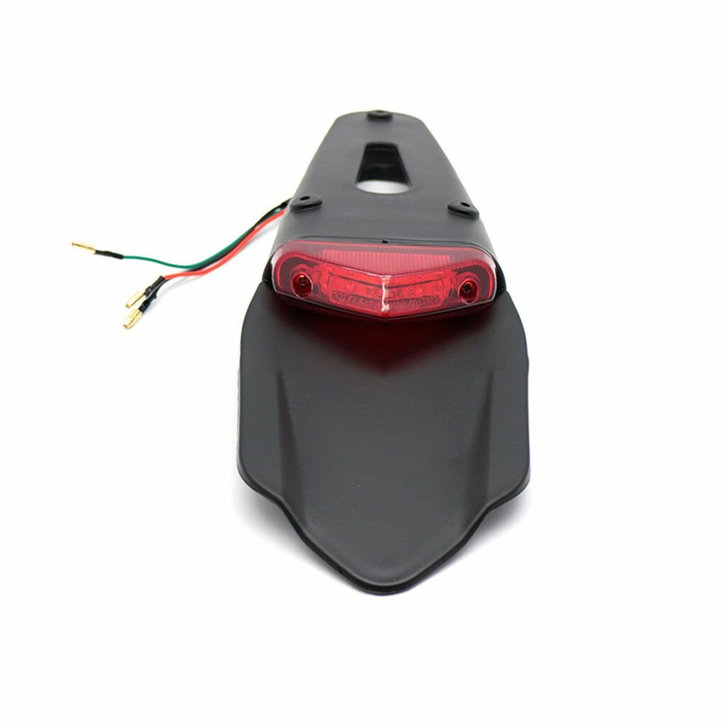 Универсальный задний светодиодный стоп-сигнал для эндуро, Копченый пепел