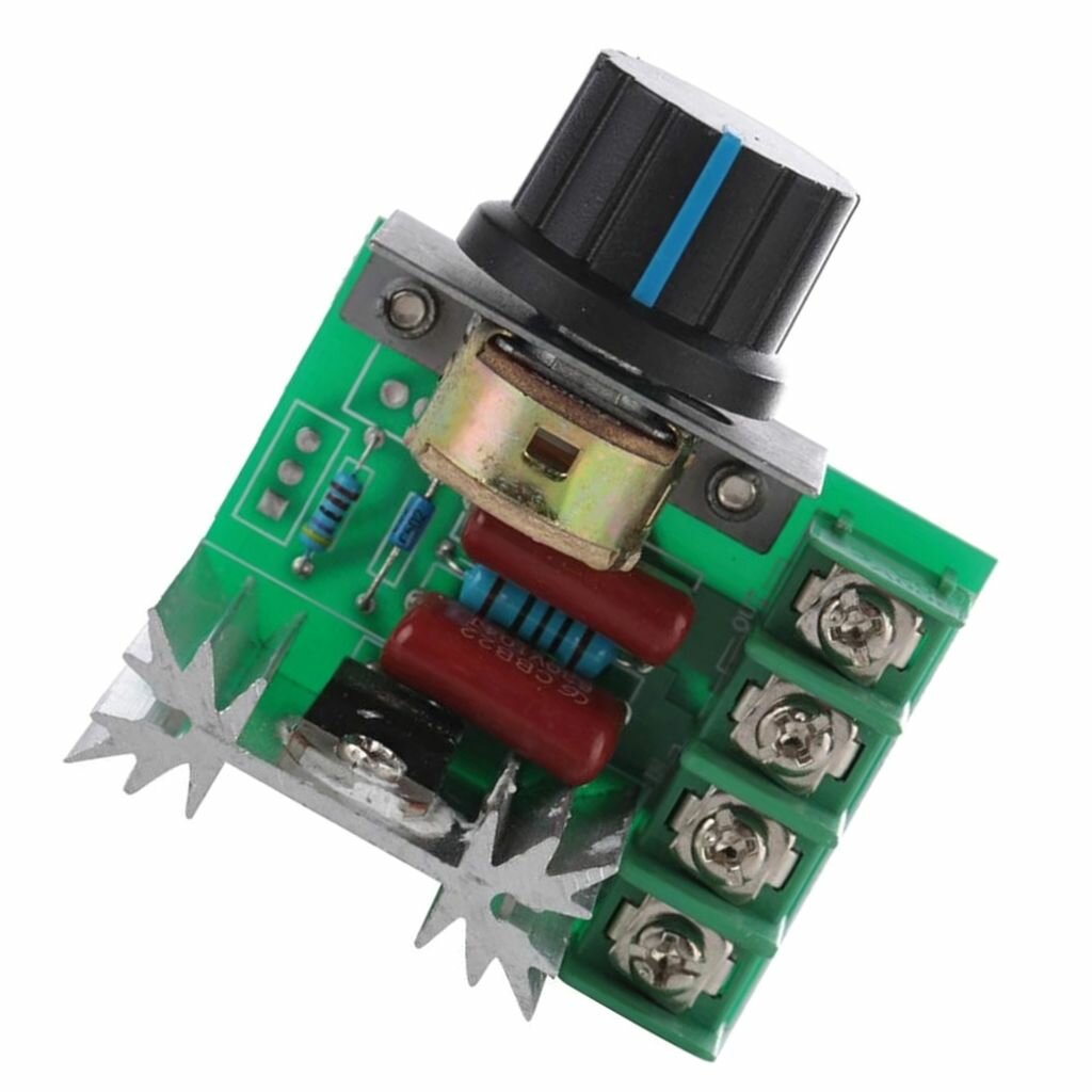 2000 Вт Регулируемый силовой регулятор симистора со встроенным выключателем, Может быть отключен