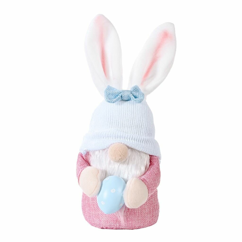 Аксессуар для Пасхи, Пасхальный декоративный кролик - белая шляпа