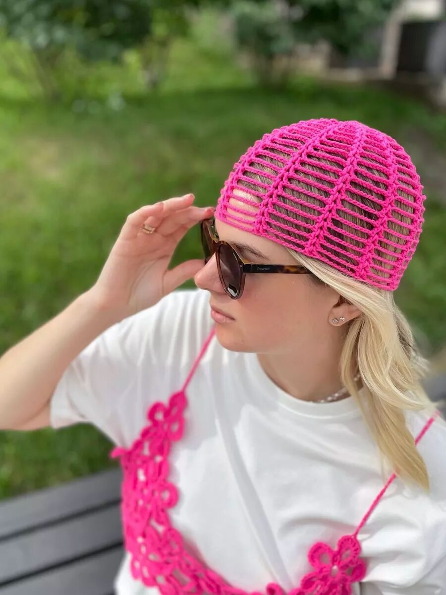 Шапка-бини Лето 2025 для женщин