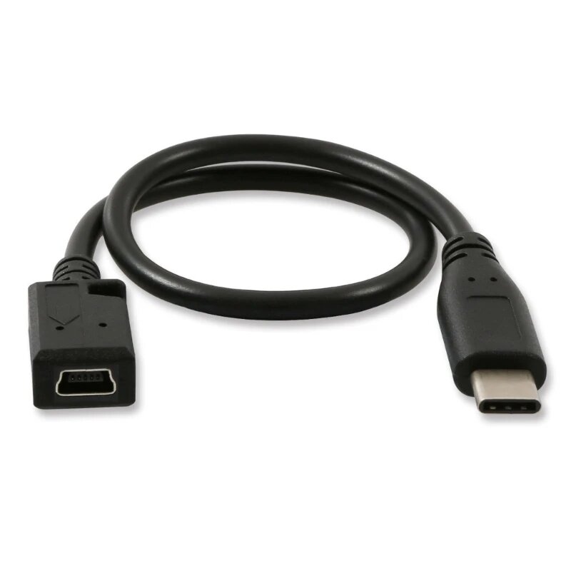 Кабель USB Type-C - Mini USB, черный