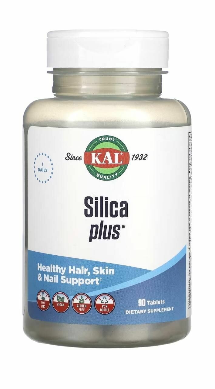 Экстракт хвоща, Кремний Кал, Silica plus Kal, 90 таблеток