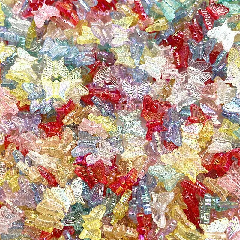 Бусины HWYCRRGT бабочка акрил 30 шт 25