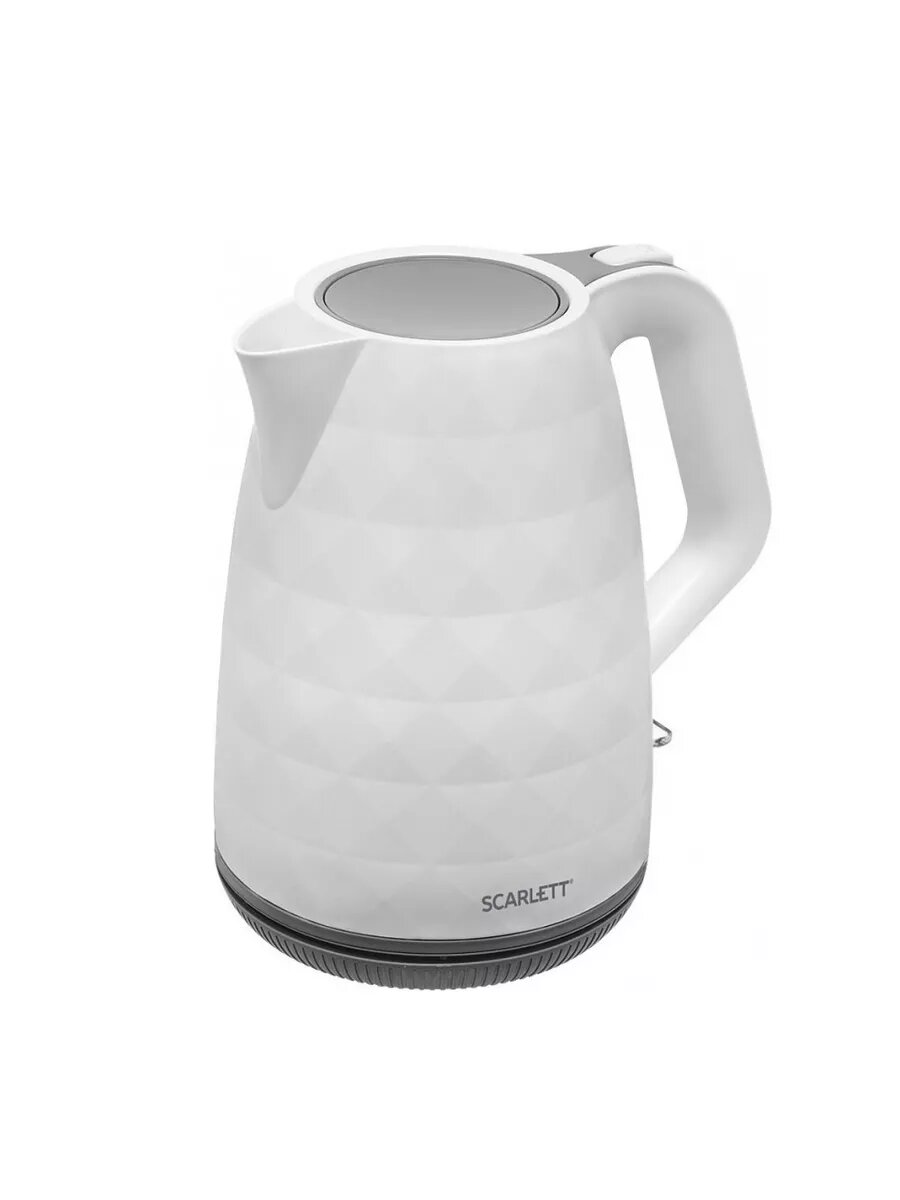 Чайник электрический Scarlett SC-EK18P49 1.7л. белый/серый