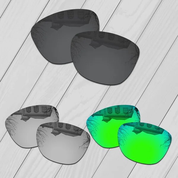 Oakley Frogskins, линзы Black-Silver-Green