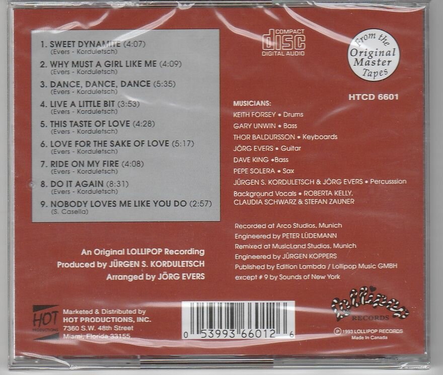 Claudja Barry - Sweet Dynamite 1978 (CD диск) — фото 1