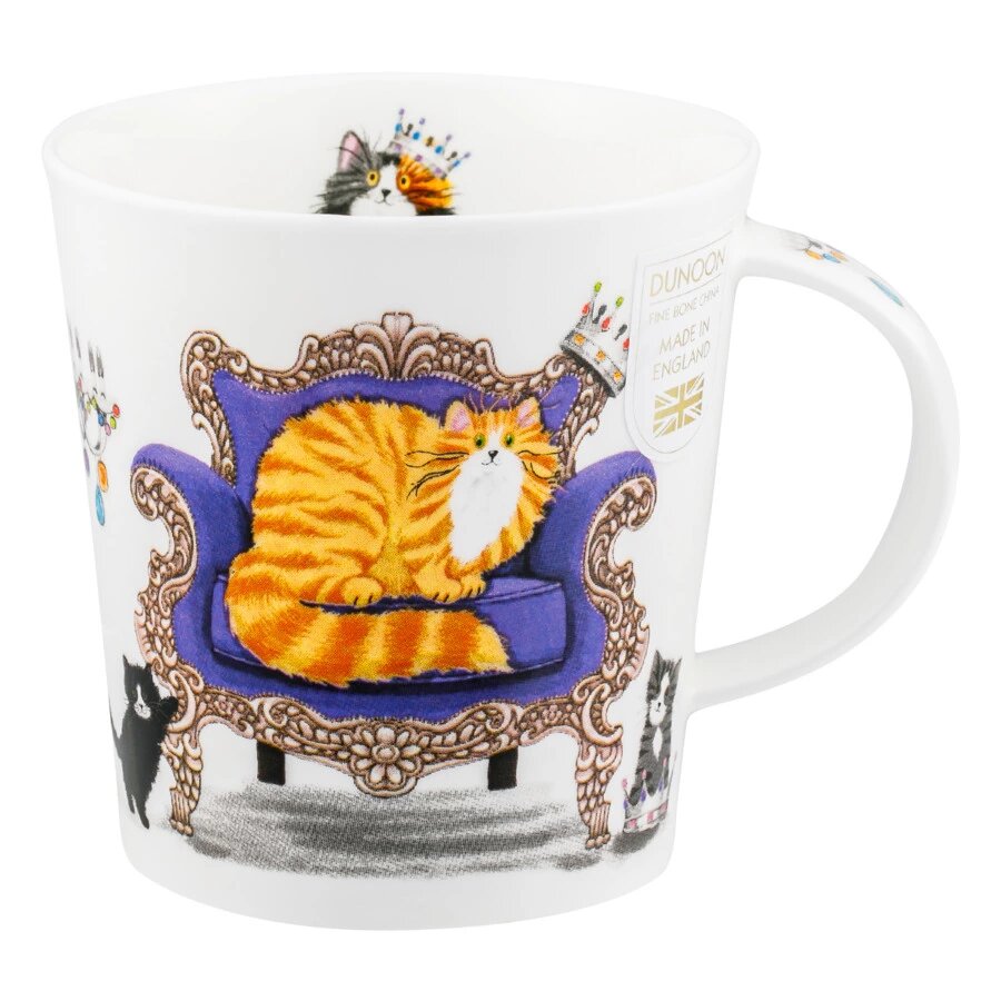Кружка Dunoon Королевская рыжая кошка Ломонд 320 мл, фарфор костяной